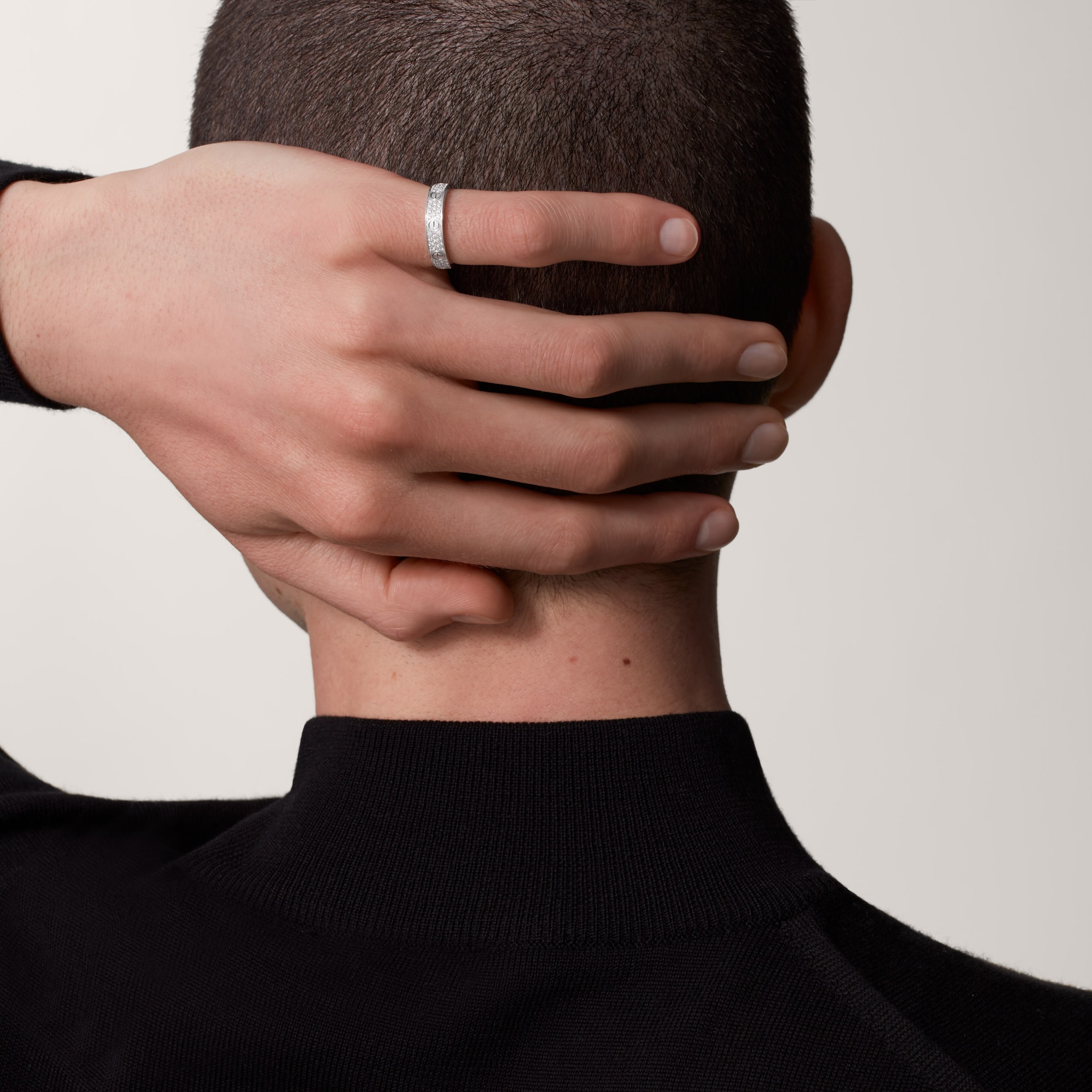 #LOVE# ring, small model, paved - Love | Cartier QAT