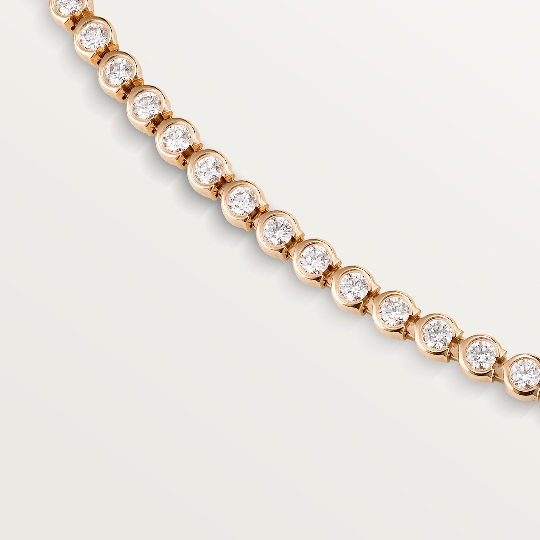 C de Cartier Essential Lines necklace, brilliant-cut diamonds - Diamond Collections | Cartier QAT