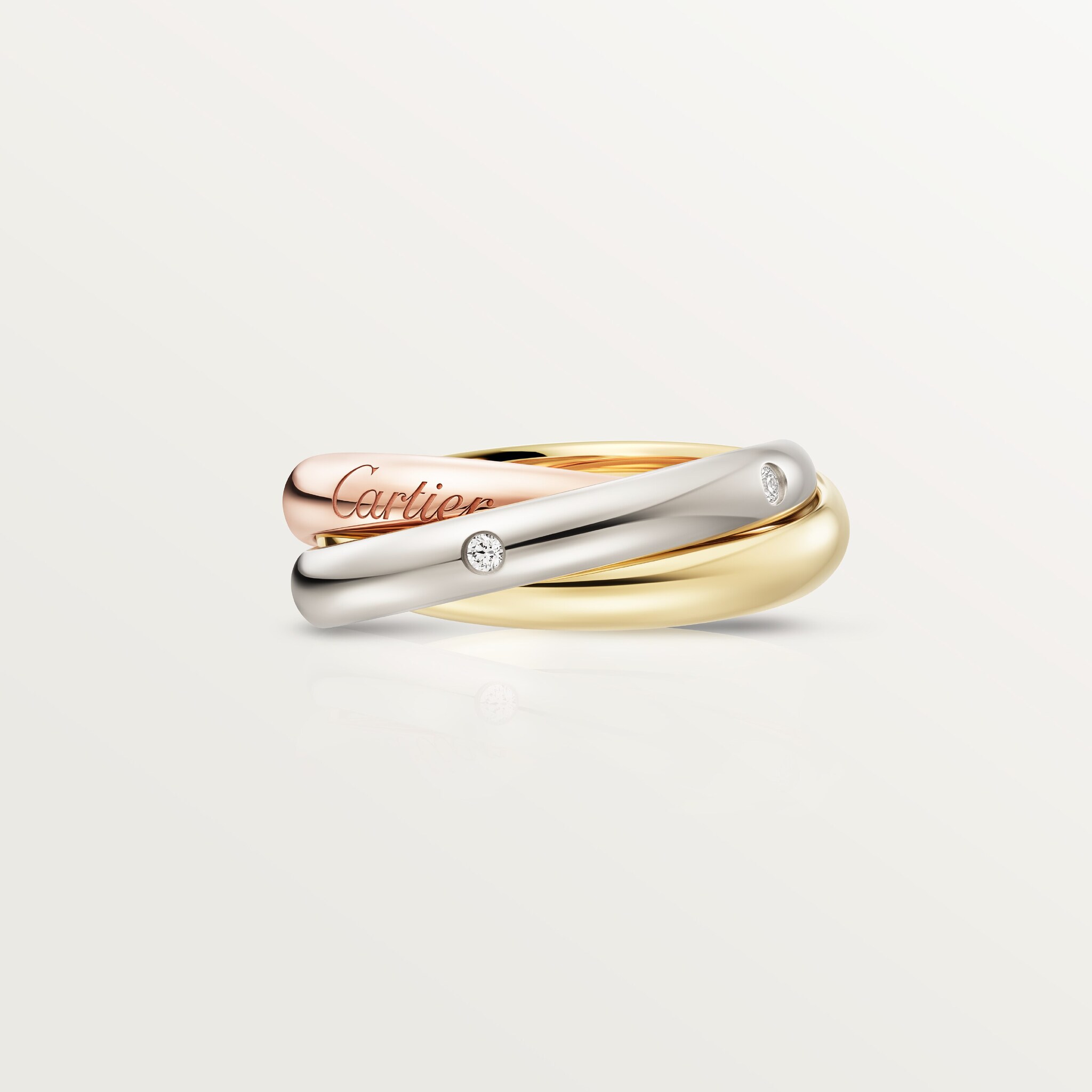 Trinity ring, classic model, 5 diamonds - Trinity | Cartier QAT