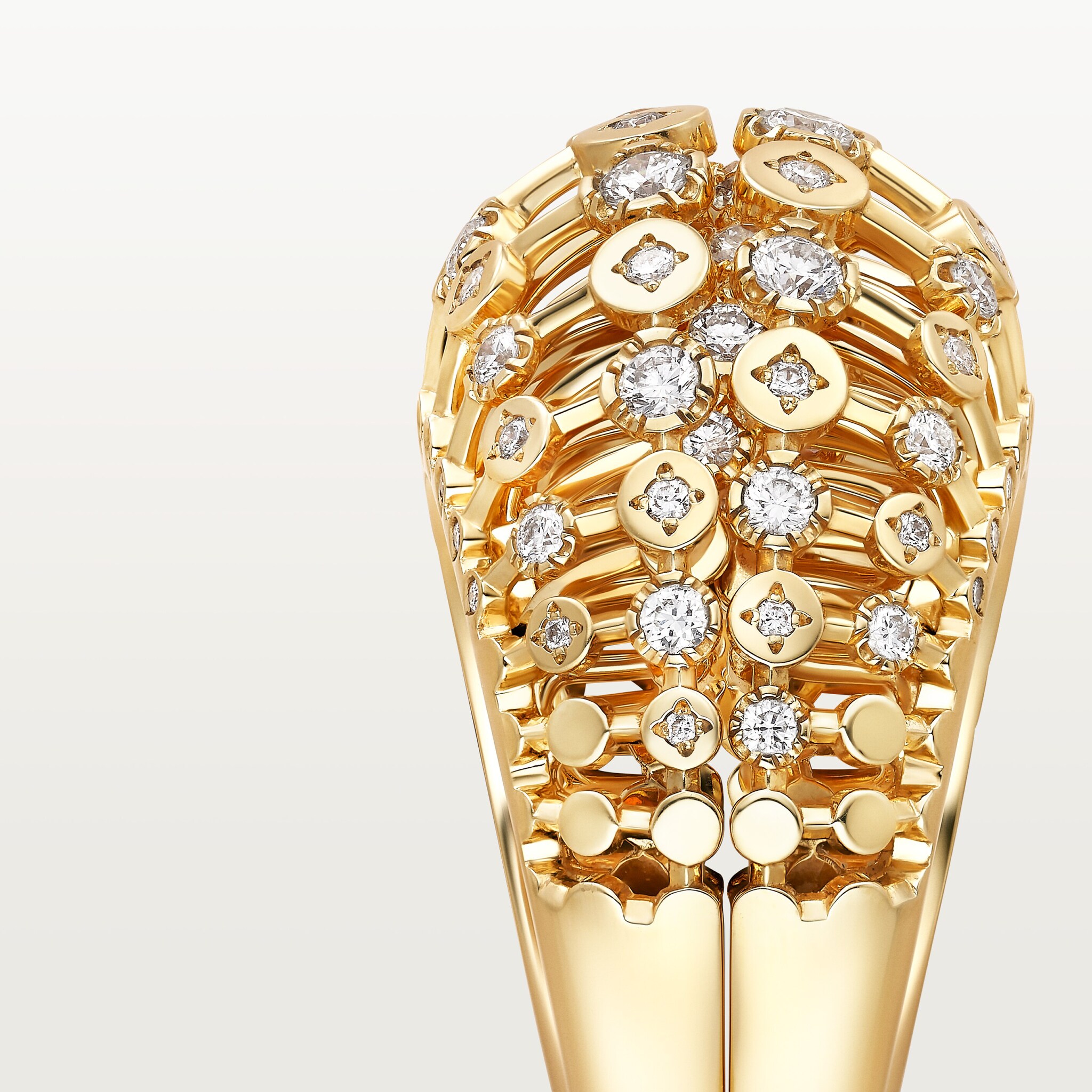 Cartier Libre Polymorph ring, transformable, diamonds