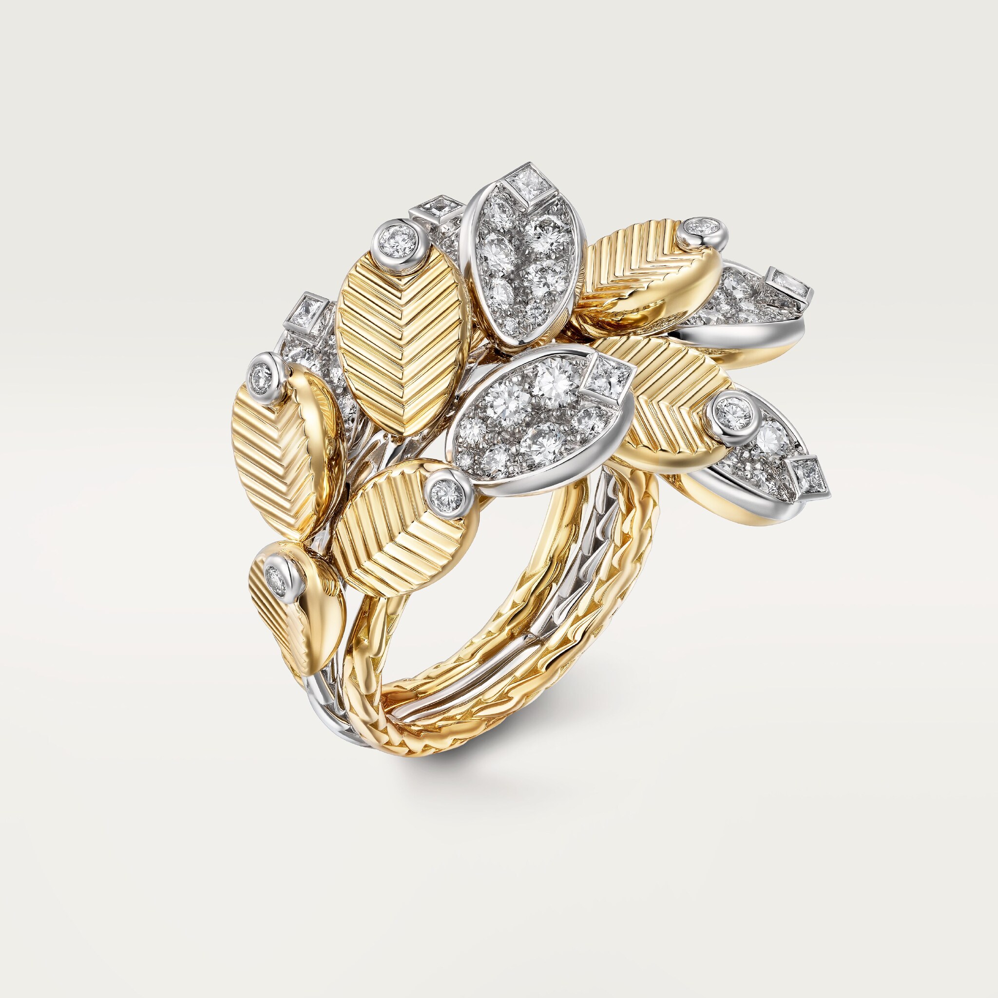 Grain de Café ring, semi-paved - Rings | Cartier Thailand
