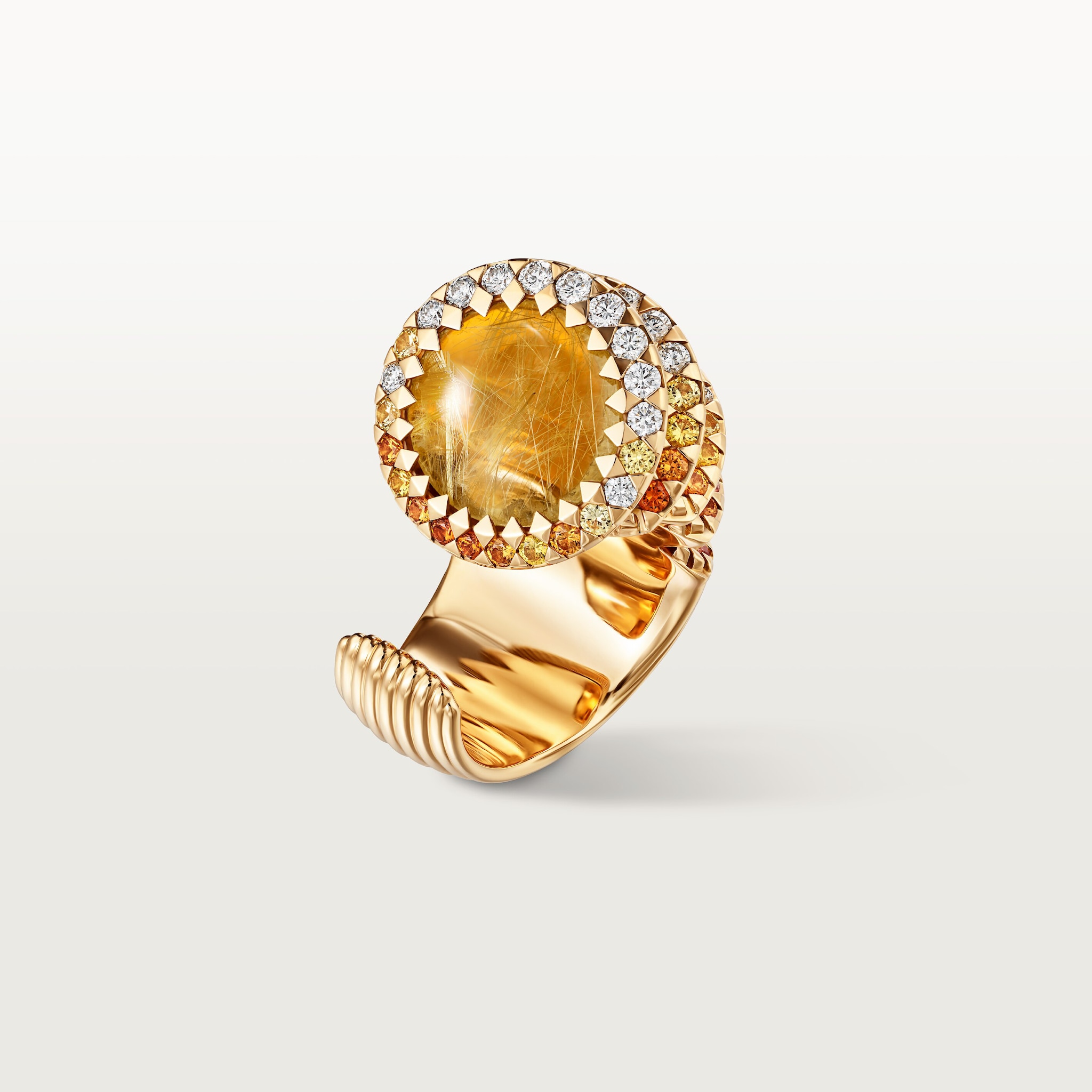 Cartier Libre Polymorph ring, chalcedony, diamonds