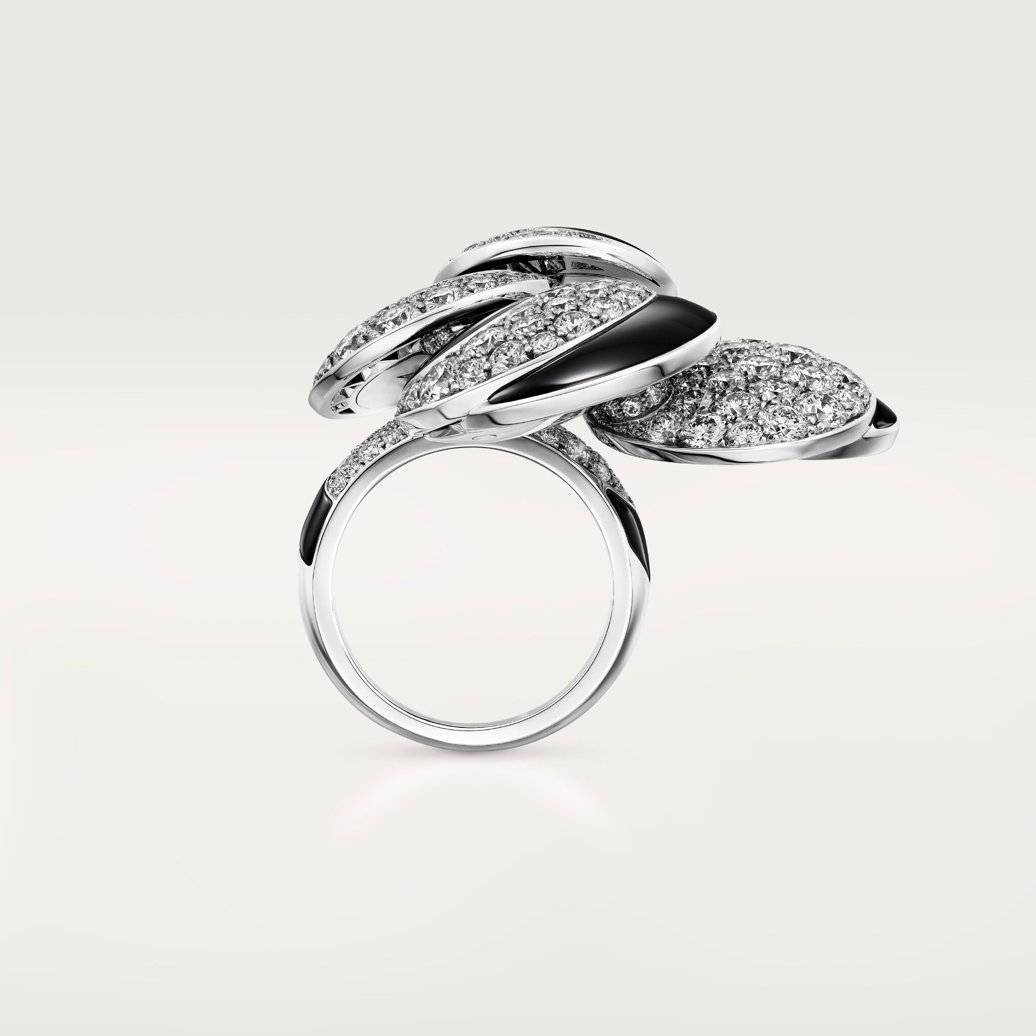 Cartier Libre Polymorph ring, onyx, transformable