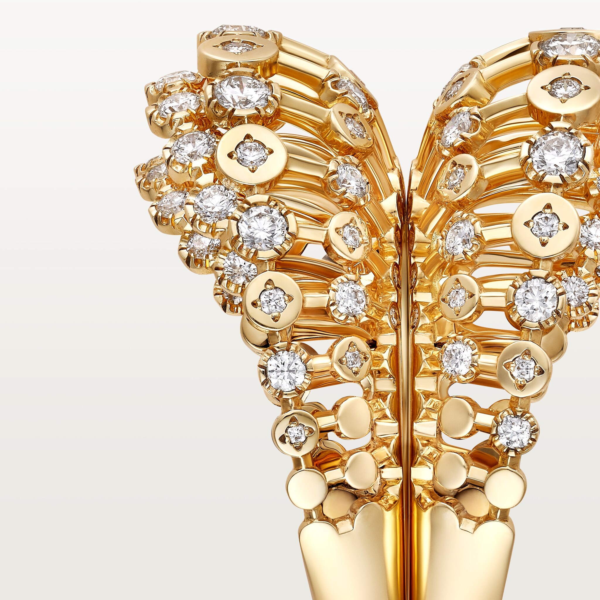 Cartier Libre Polymorph ring, transformable, diamonds