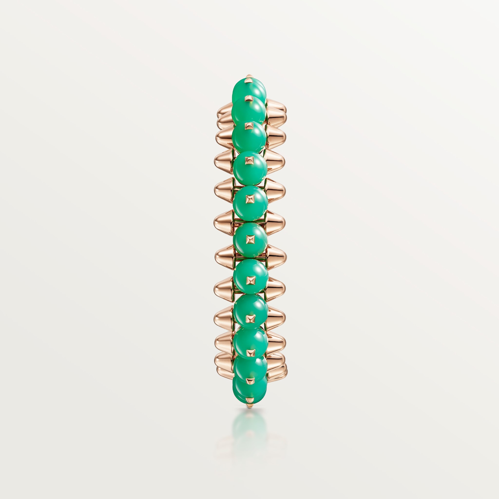 Clash de Cartier bracelet, chrysoprase, extra-large model