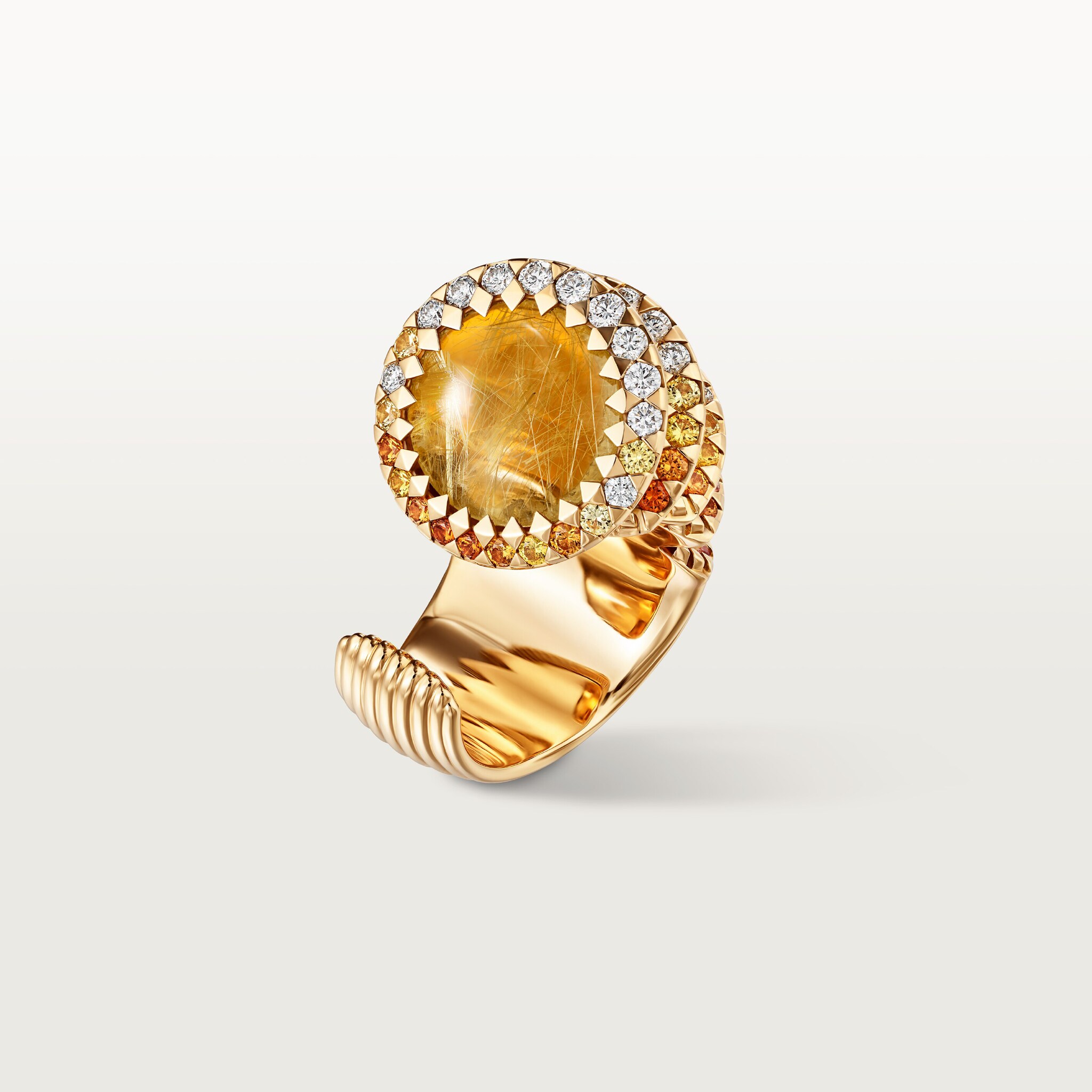 Cartier Libre Polymorph ring, chalcedony, diamonds