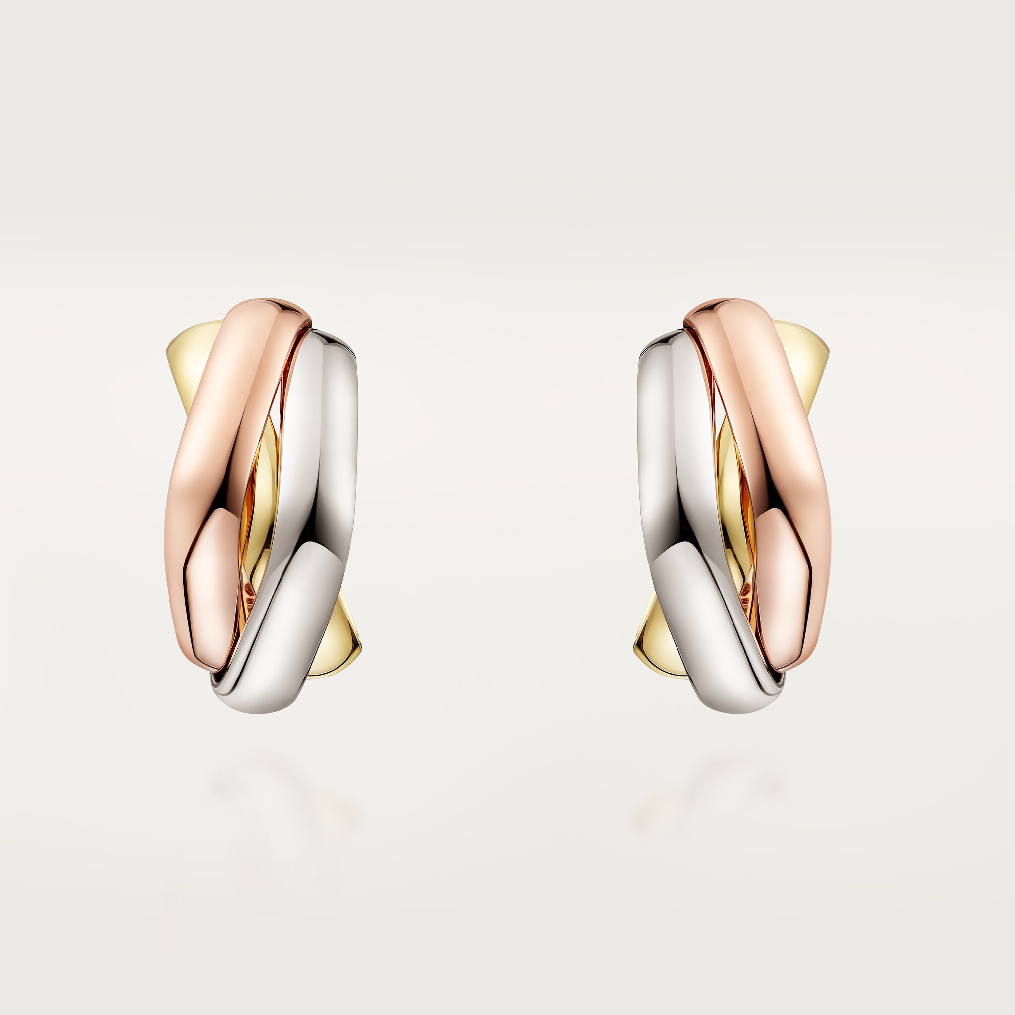 Trinity earrings, cushion-shaped - Trinity | Cartier Malaysia