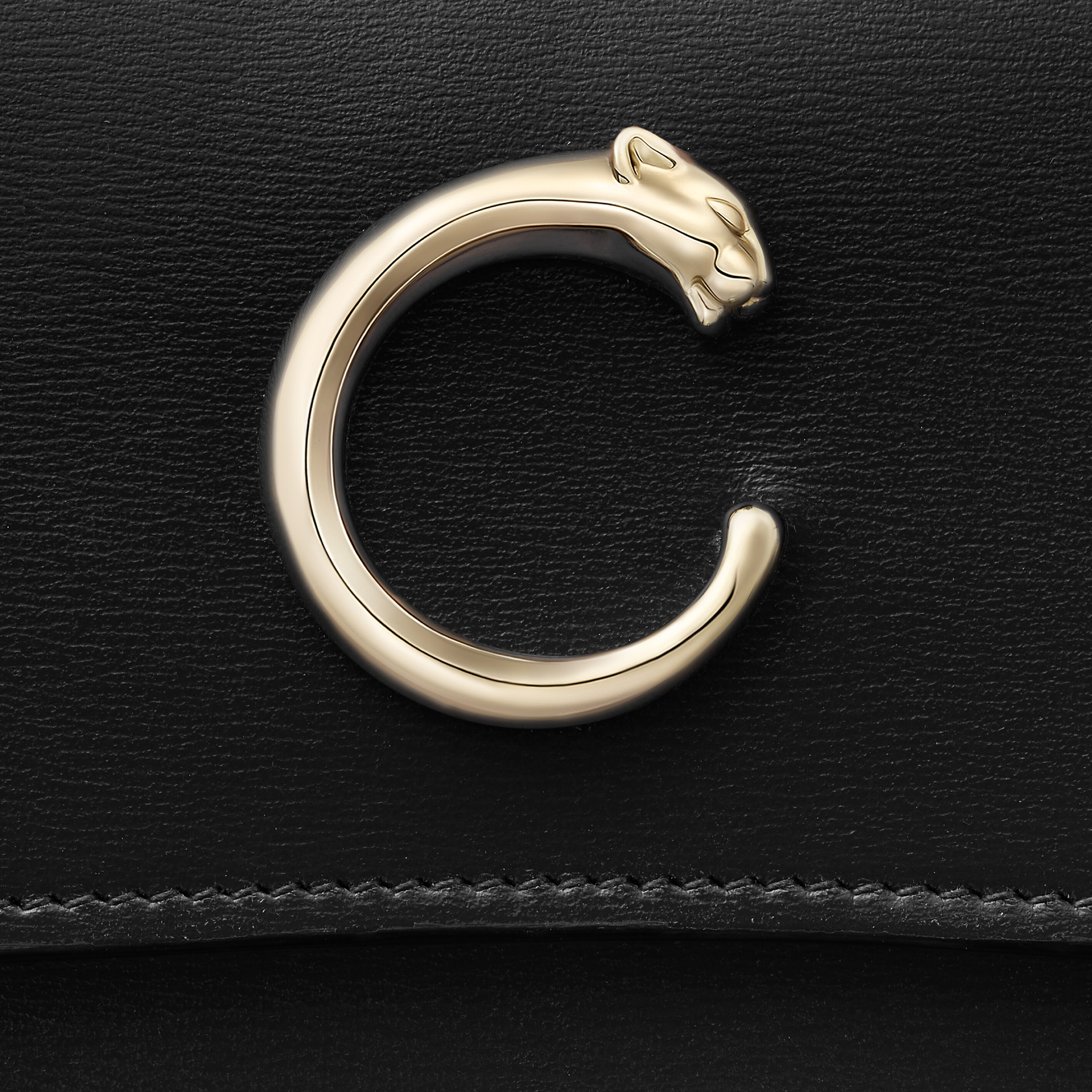 International wallet with flap, Panthère C de Cartier