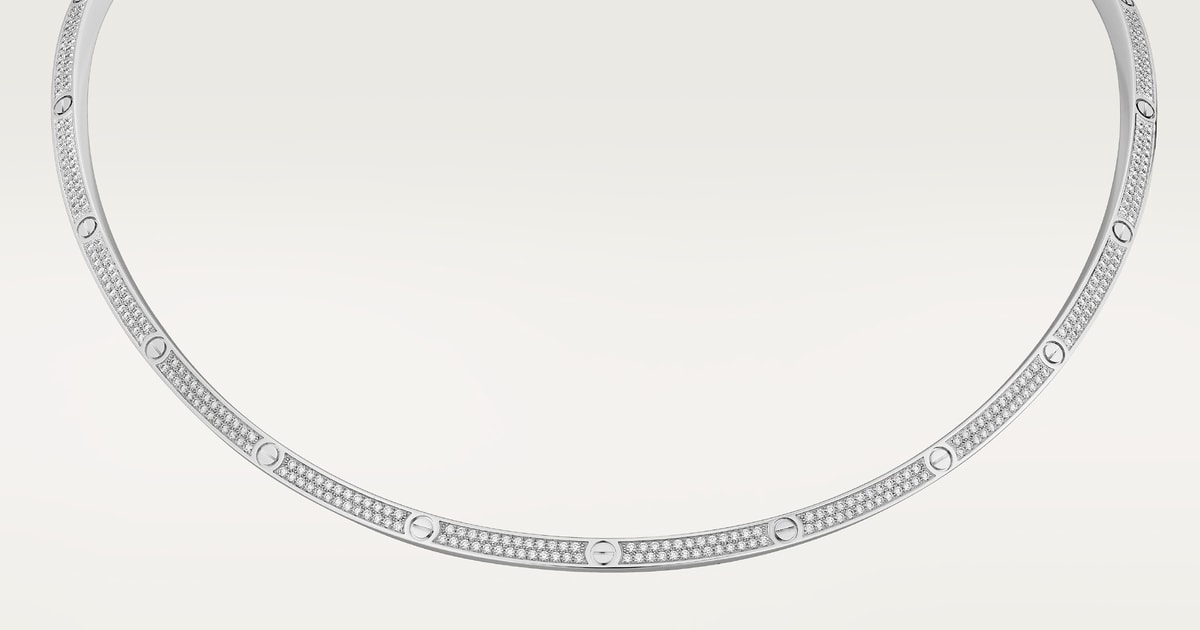 #LOVE# torque necklace, paved - Necklaces | Cartier Thailand