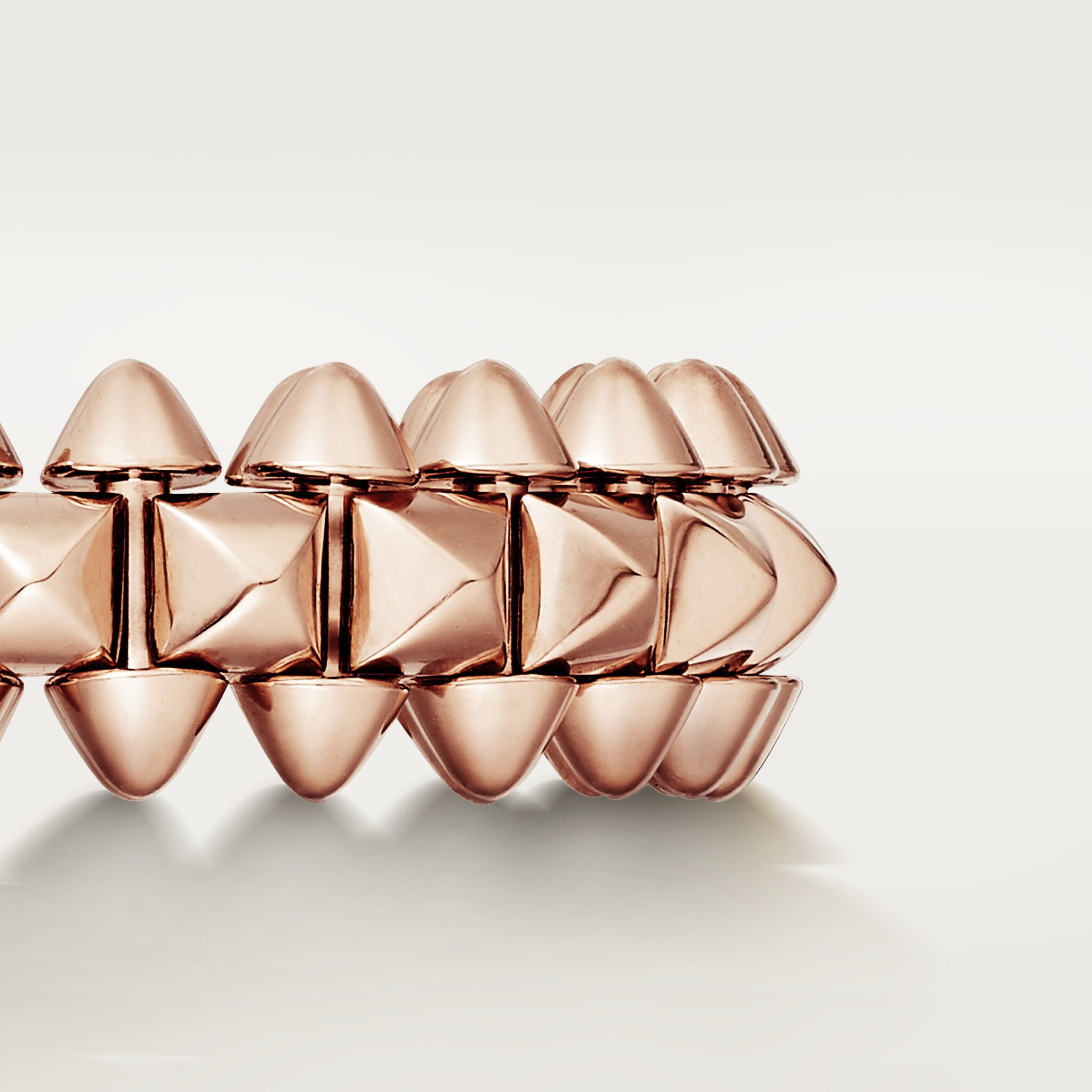 CRB4229800 - Clash de Cartier ring Small Model - Pink gold - Cartier