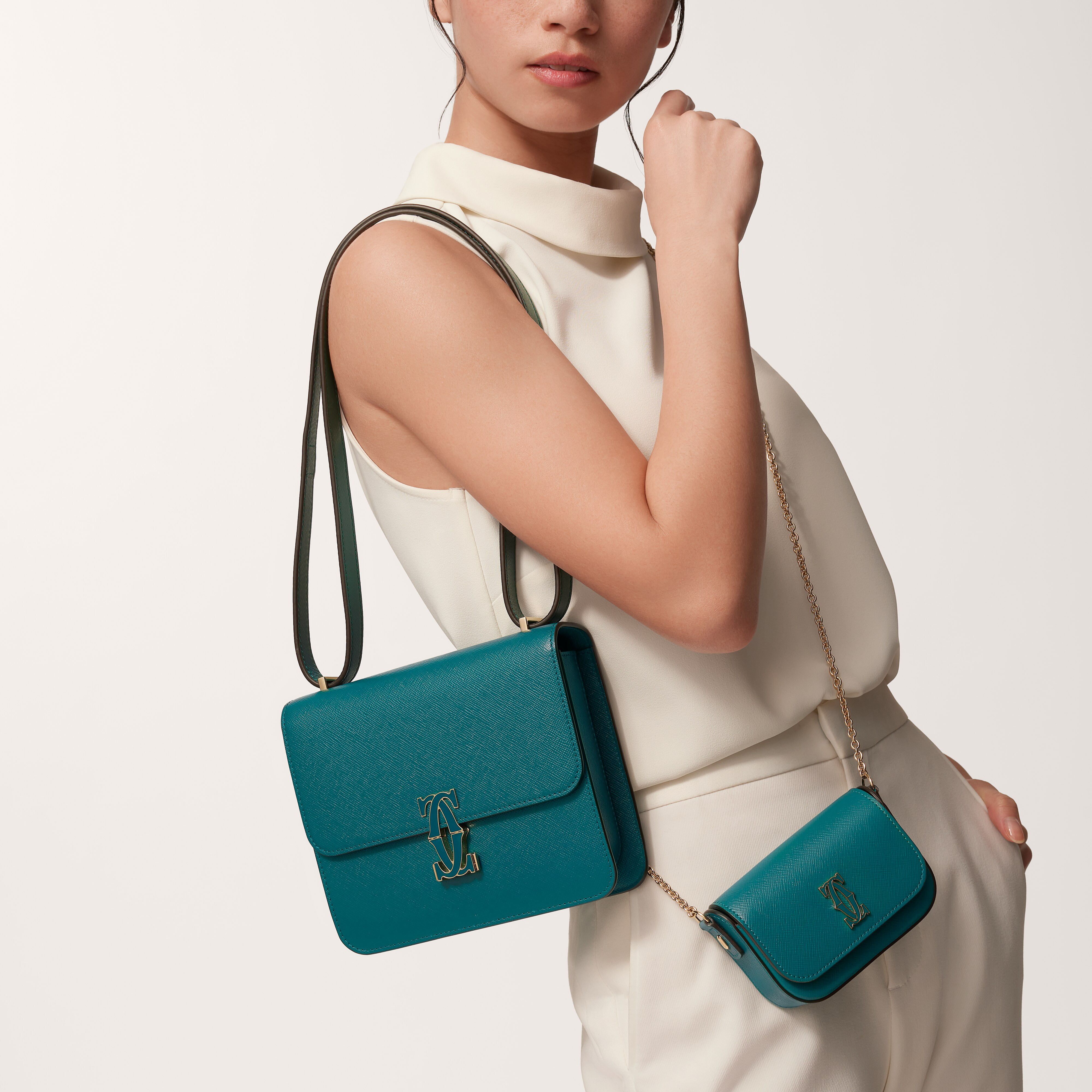 Micro model chain bag, C de Cartier