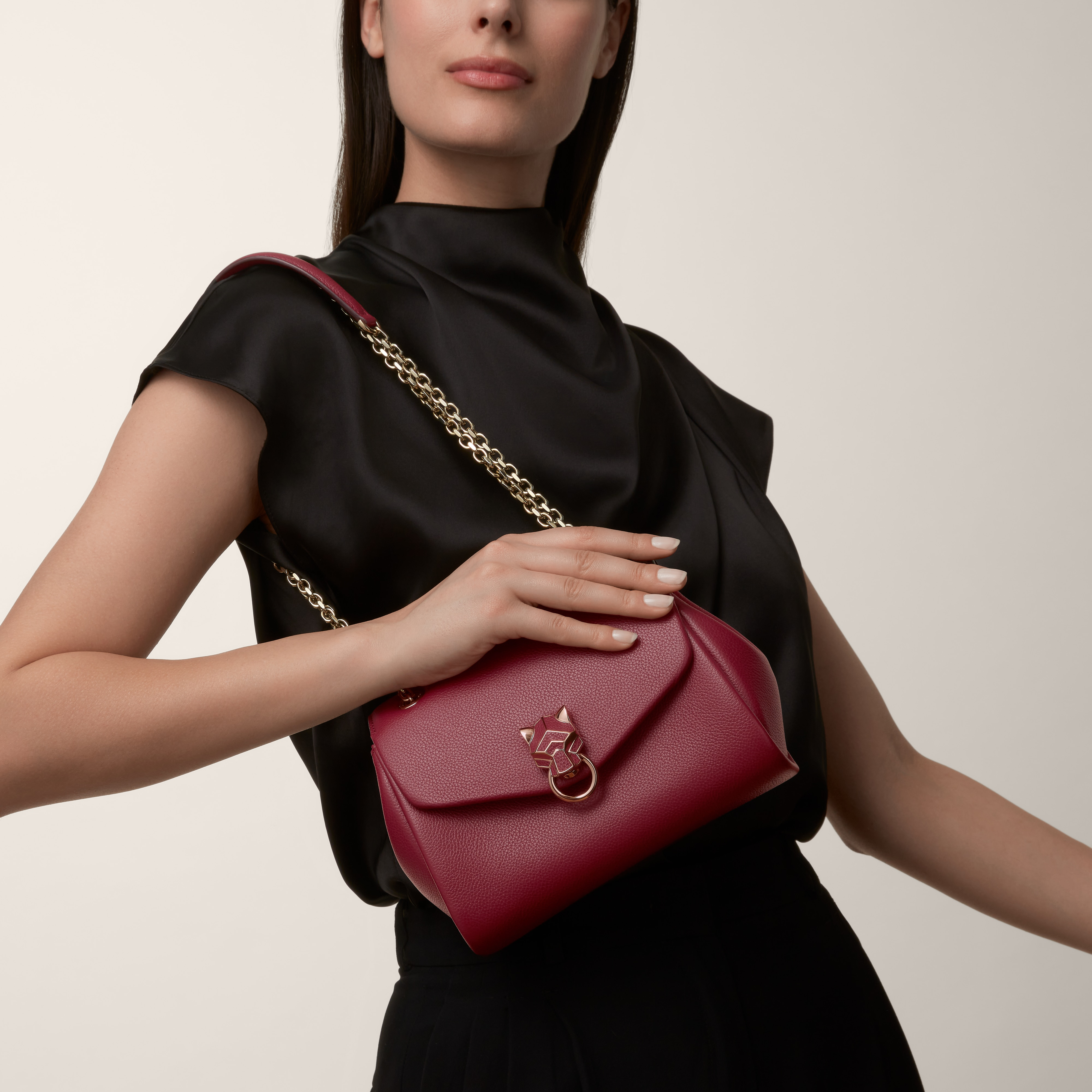 Mini model chain bag, Panthère Graphique de Cartier