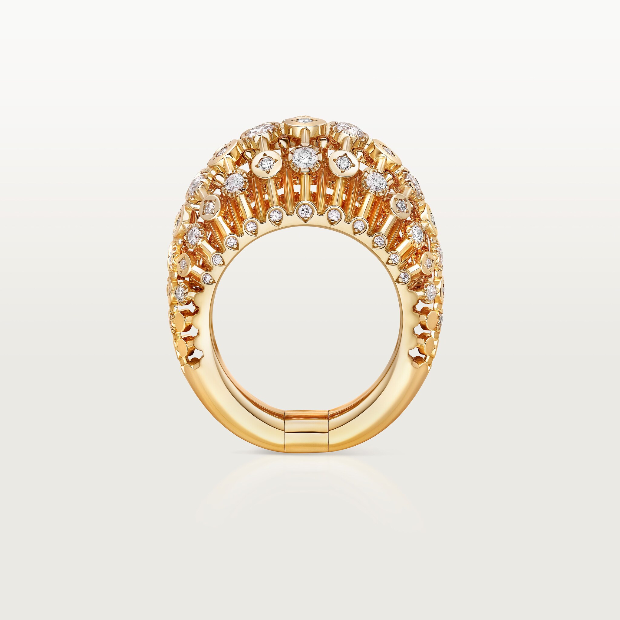 Cartier Libre Polymorph ring, transformable, diamonds