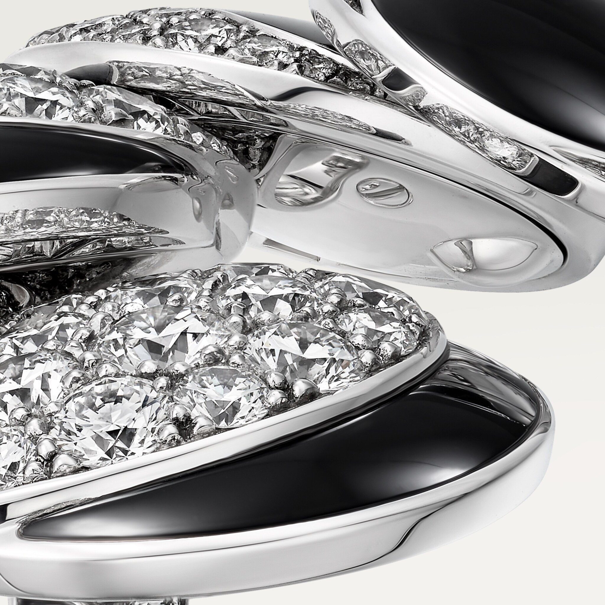 Cartier Libre Polymorph ring, onyx, transformable