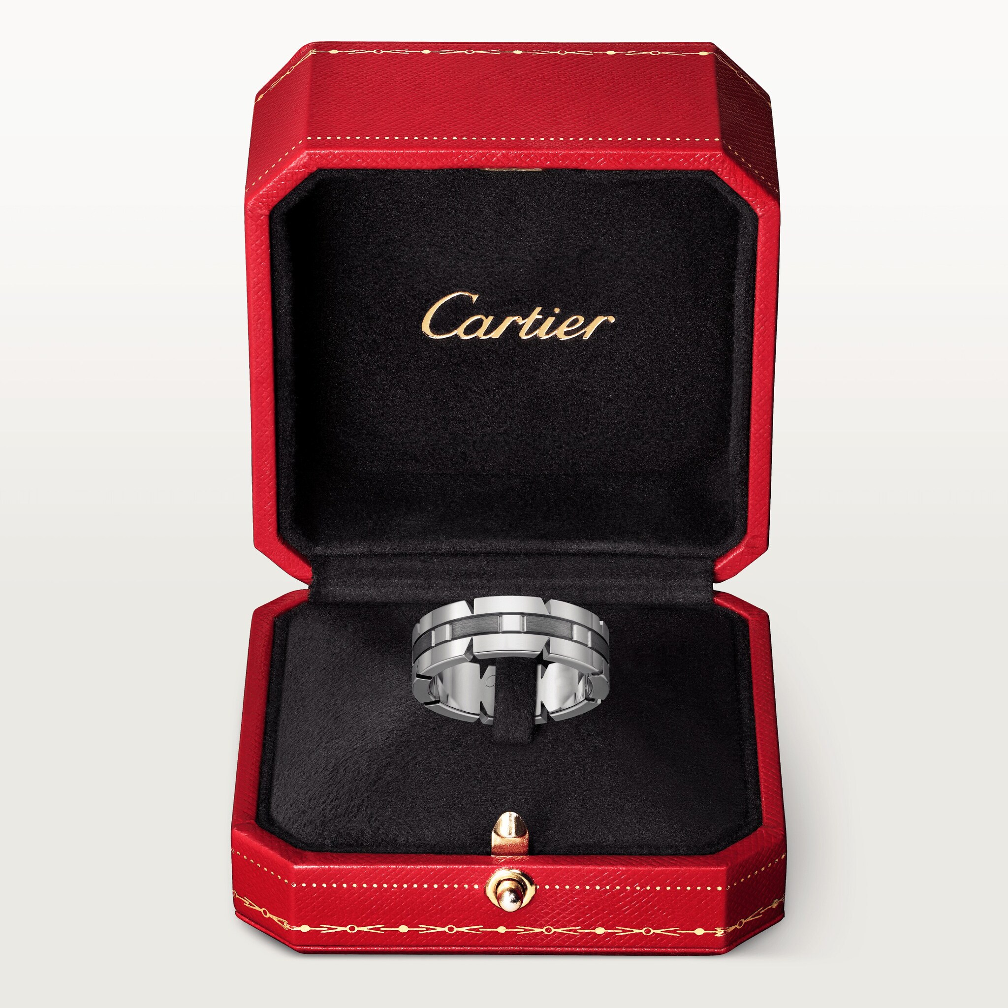 CRB4059900 - Tank Française ring - White gold - Cartier