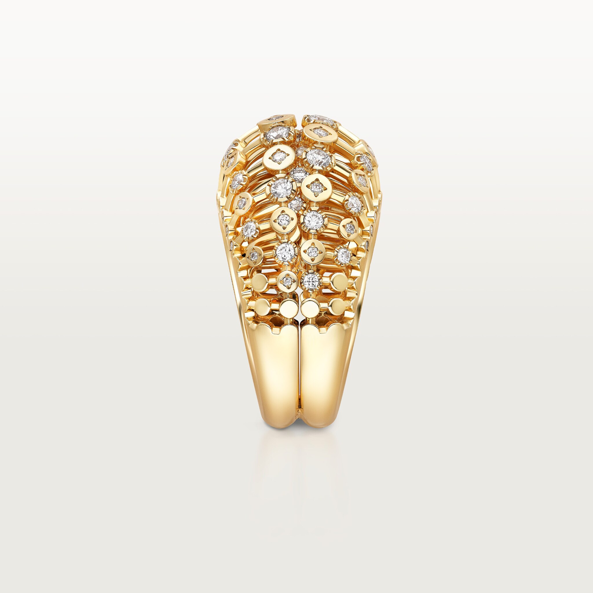 Cartier Libre Polymorph ring, transformable, diamonds