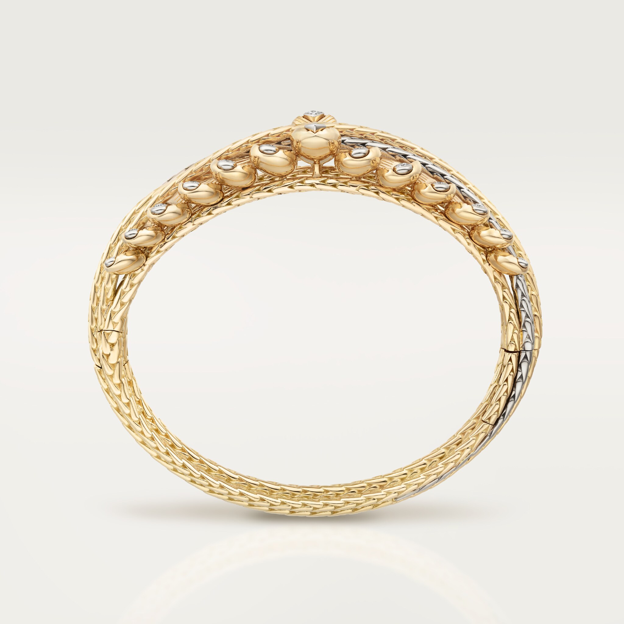 Grain de Café bracelet, diamonds