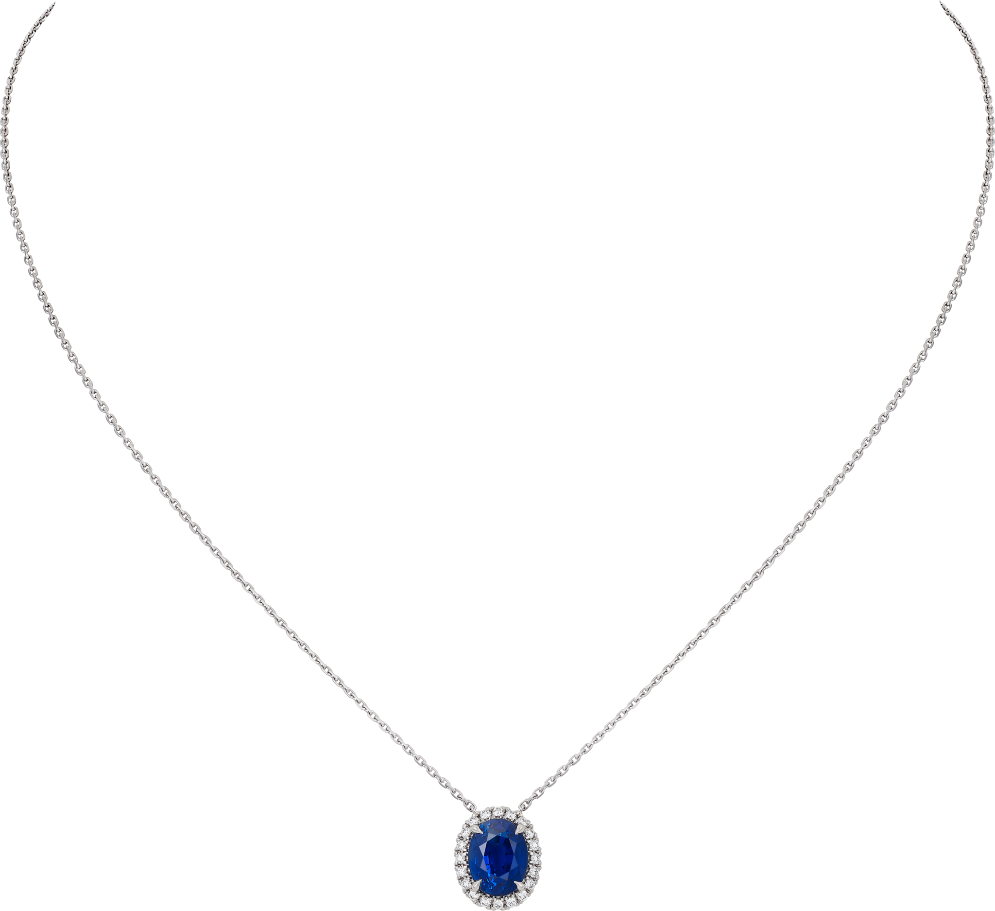 Cartier Destinée necklace with colored stone