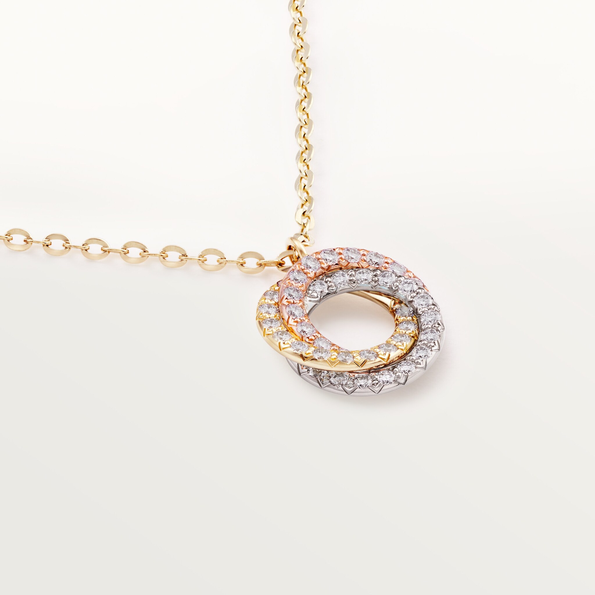 Trinity pendant, paved