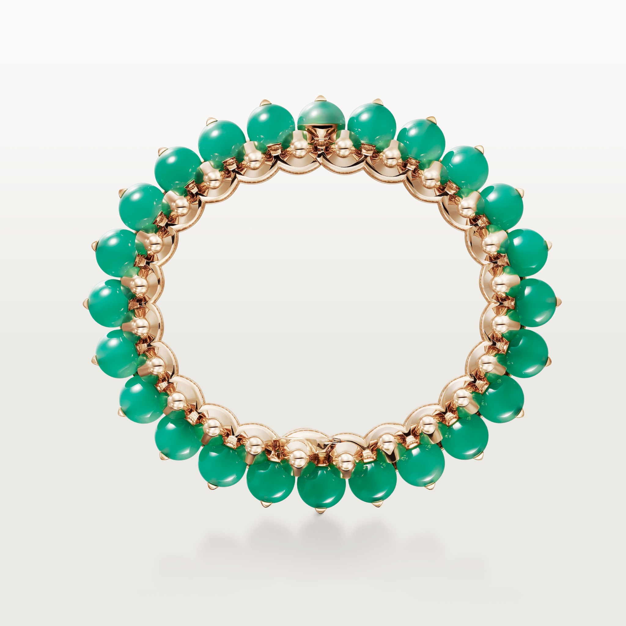 Clash de Cartier bracelet, chrysoprase, extra-large model