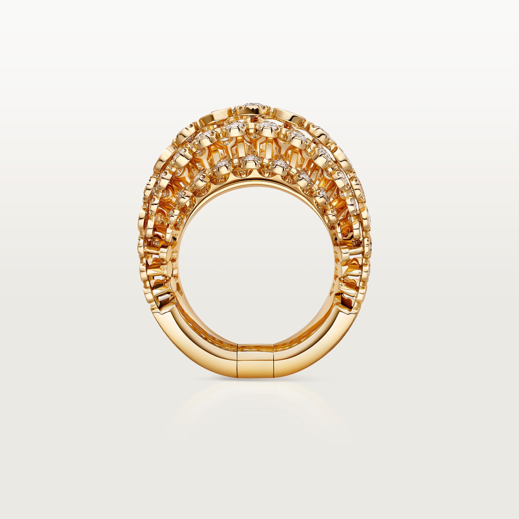 Cartier Libre Polymorph ring, transformable, diamonds