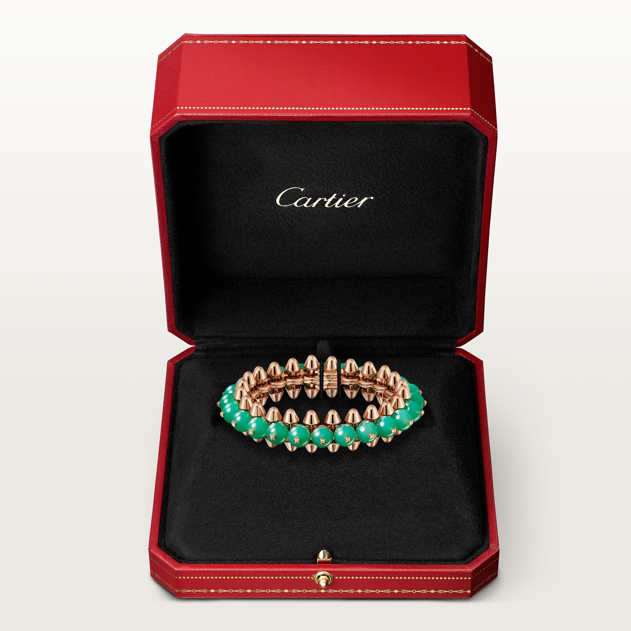 Clash de Cartier bracelet, chrysoprase, extra-large model