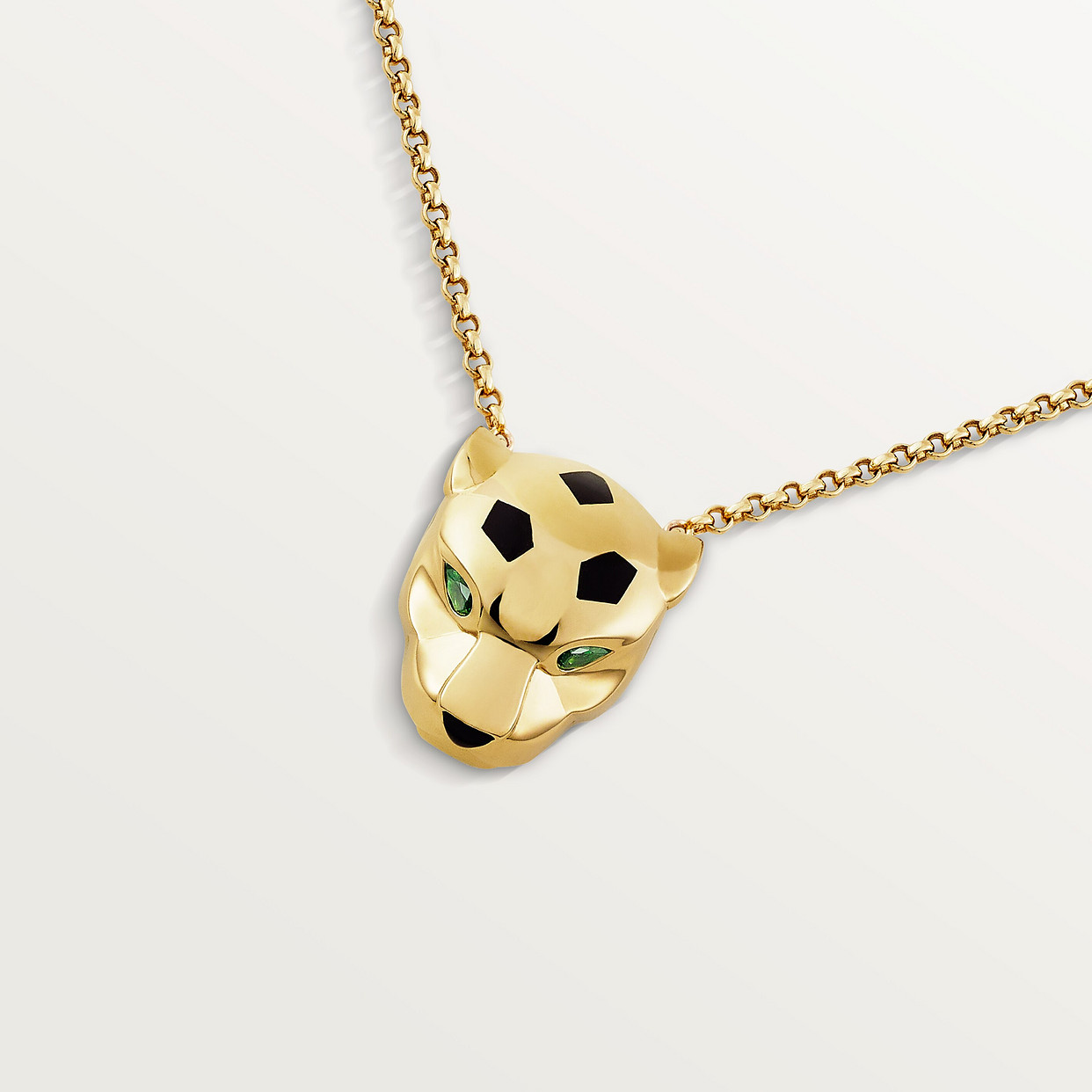 CRB7224756 - Panthère de Cartier Collier - Gelbgold, Onyx, Tsavorite ...